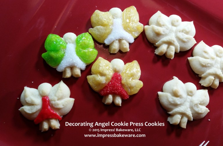Santa, Angel, and Elf Cookies – creative cookie press