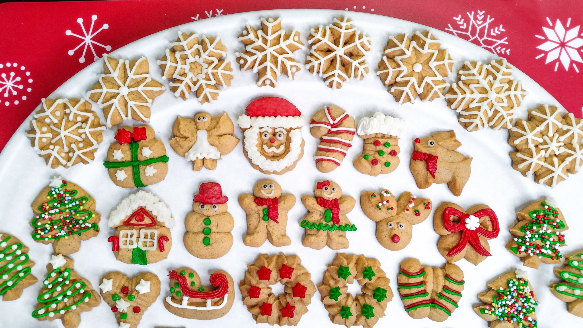 Christmas Gingerbread Spritz Cookies- with Sandwich Cookie Option ...